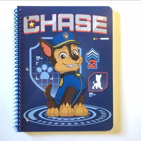 Nickelodeon | Accessories | Paw Patrol Chase Subject Notebook | Poshmark